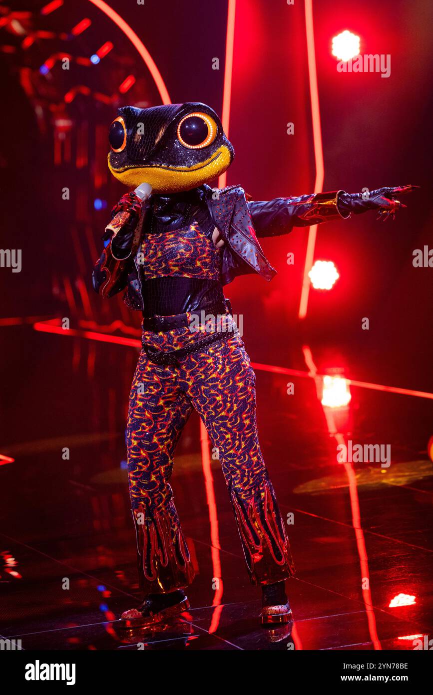 Cologne, Germany. 24th Nov, 2024. The character "The Fire Salamander ...