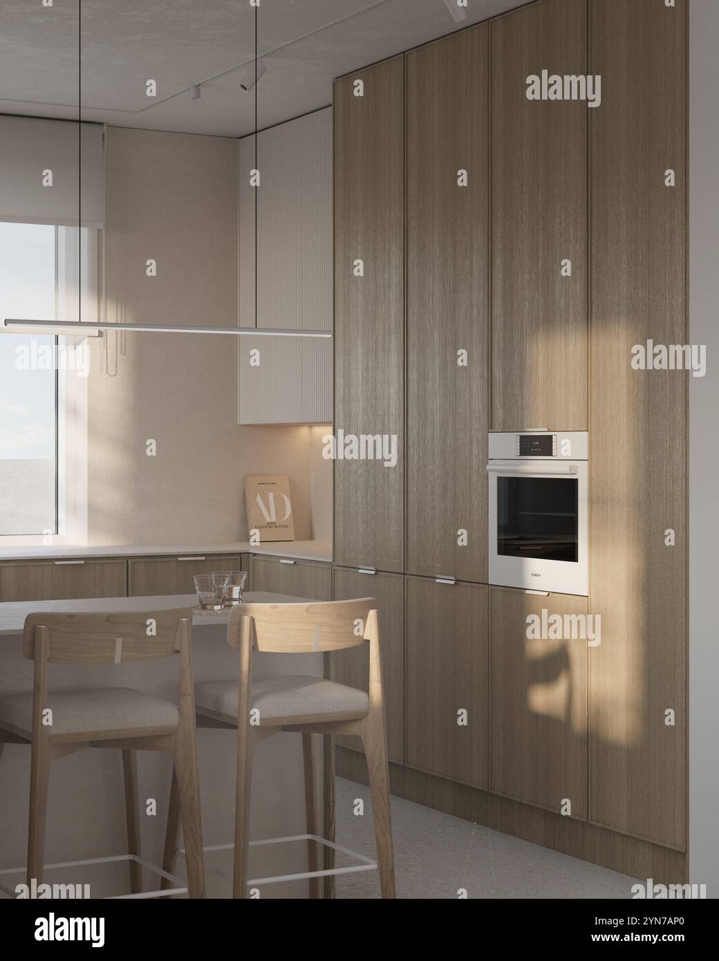 Japandi bar kitchen hi-res stock photography and images - Alamy