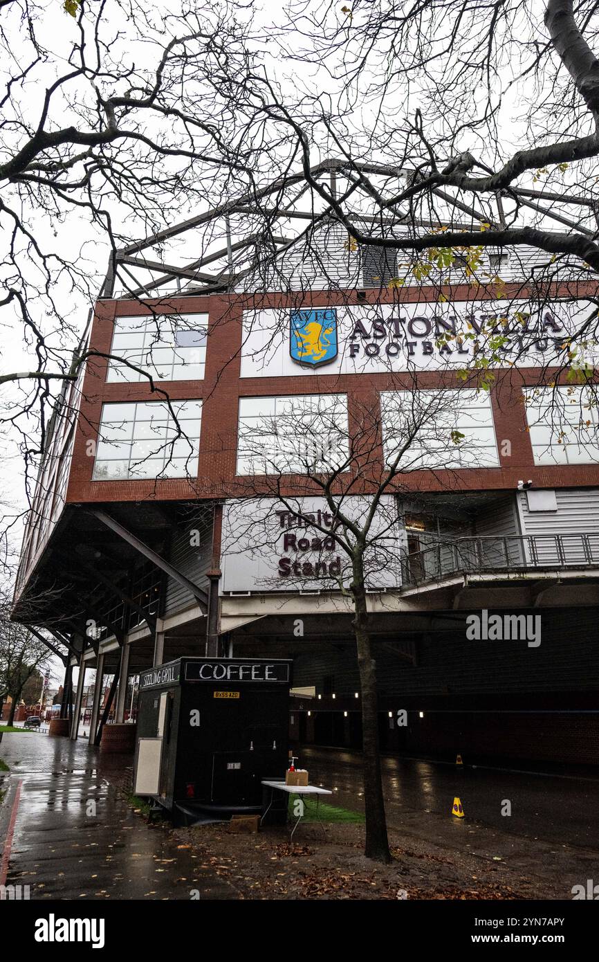 Villa Park stadium , external view, from outside, home of Aston Villa ...
