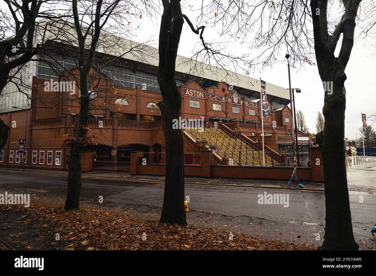 Villa Park stadium , external view, from outside, home of Aston Villa ...