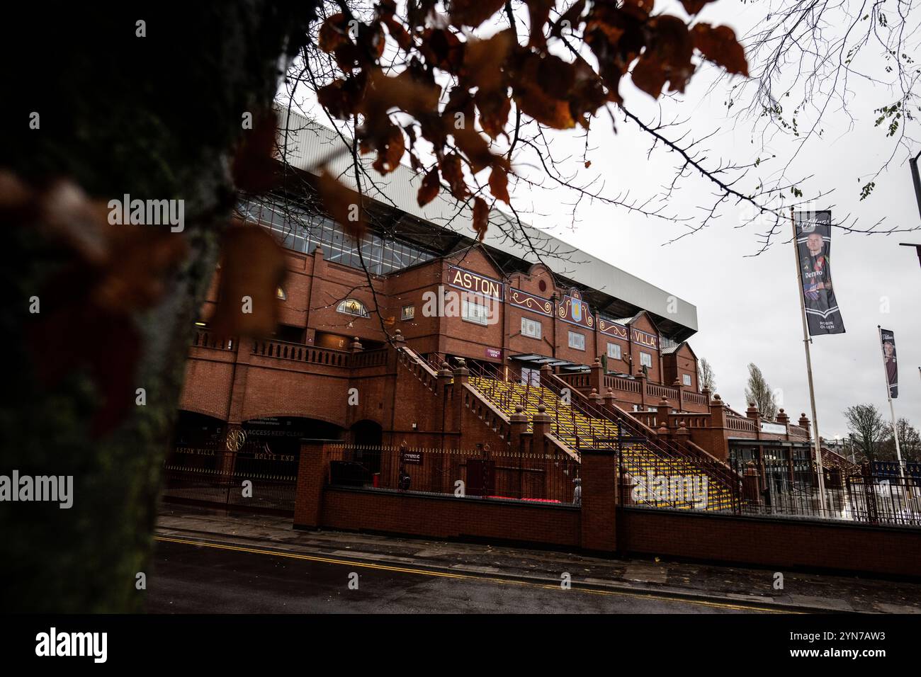 Villa Park stadium , external view, from outside, home of Aston Villa ...