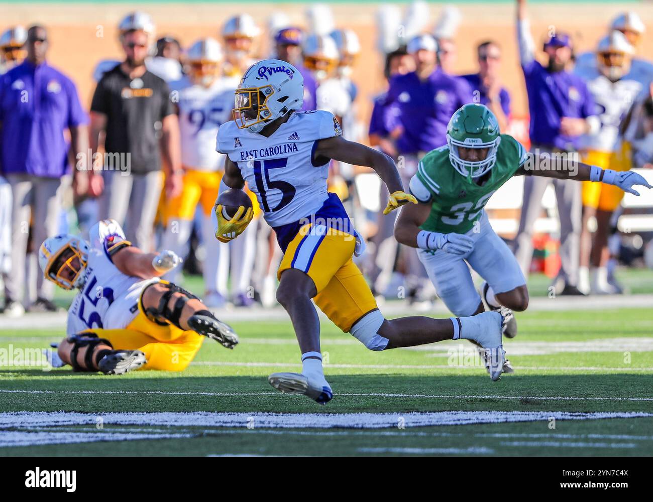 November 23, 2024:.East Carolina Pirates wide receiver Yannick Smith ...