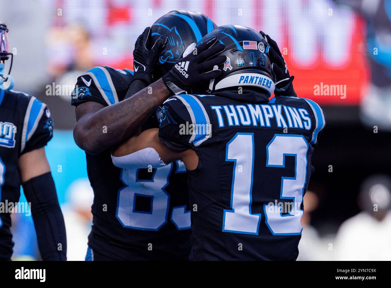 Charlotte, NC, USA. 24th Nov, 2024. Carolina Panthers wide receiver ...
