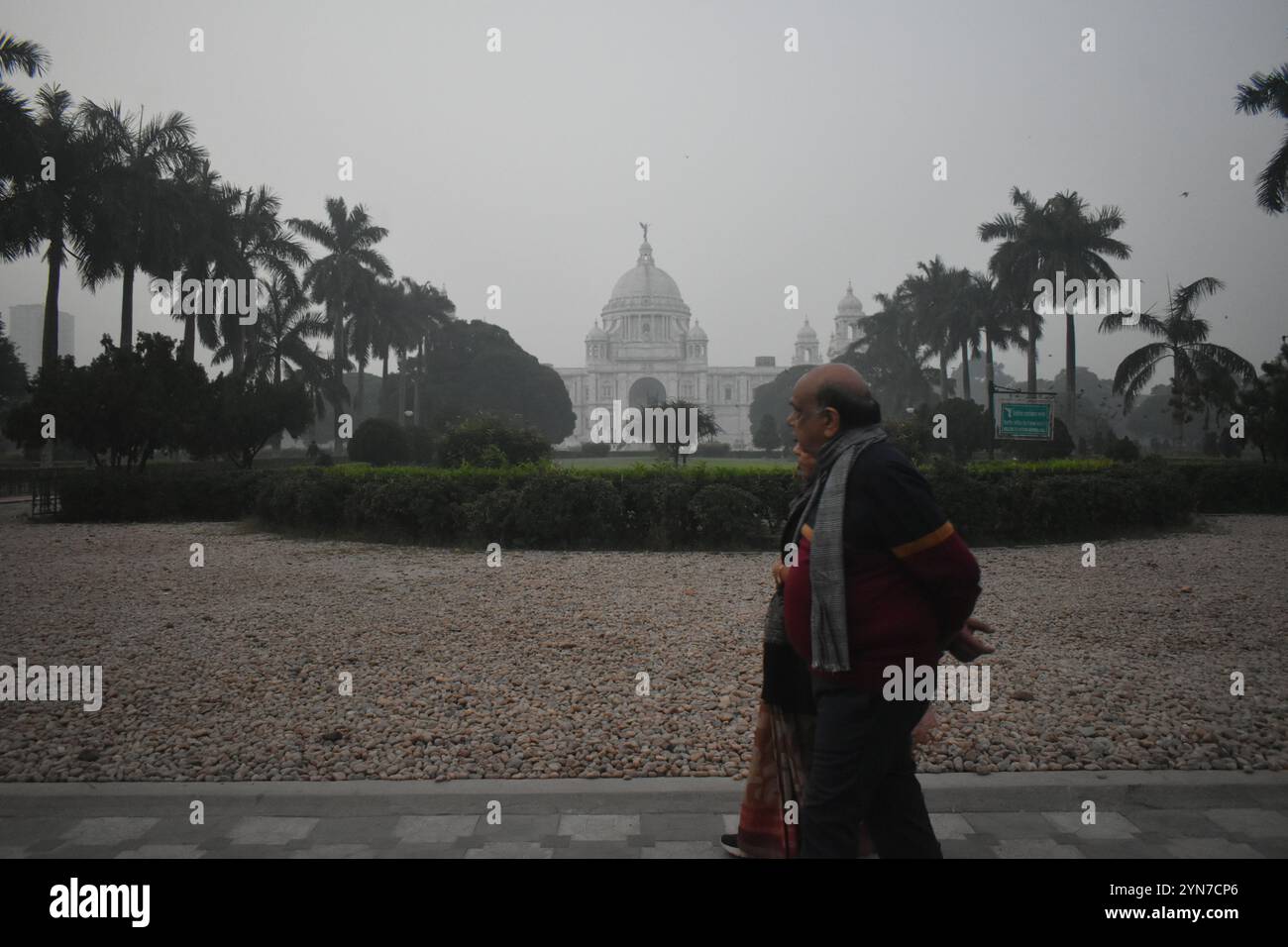 Winter morning scenario in Kolkata. (Photo by Sudipta Das/Pacific Press ...