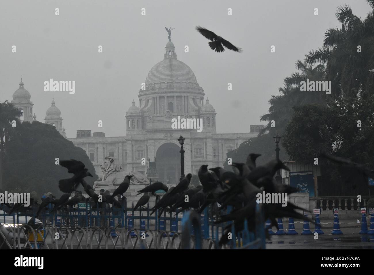 Winter morning scenario in Kolkata. (Photo by Sudipta Das/Pacific Press ...