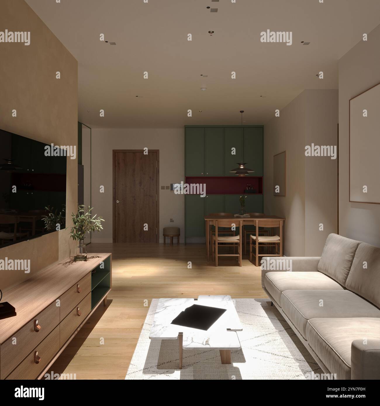 Cozy room interior home background hi-res stock photography and images ...