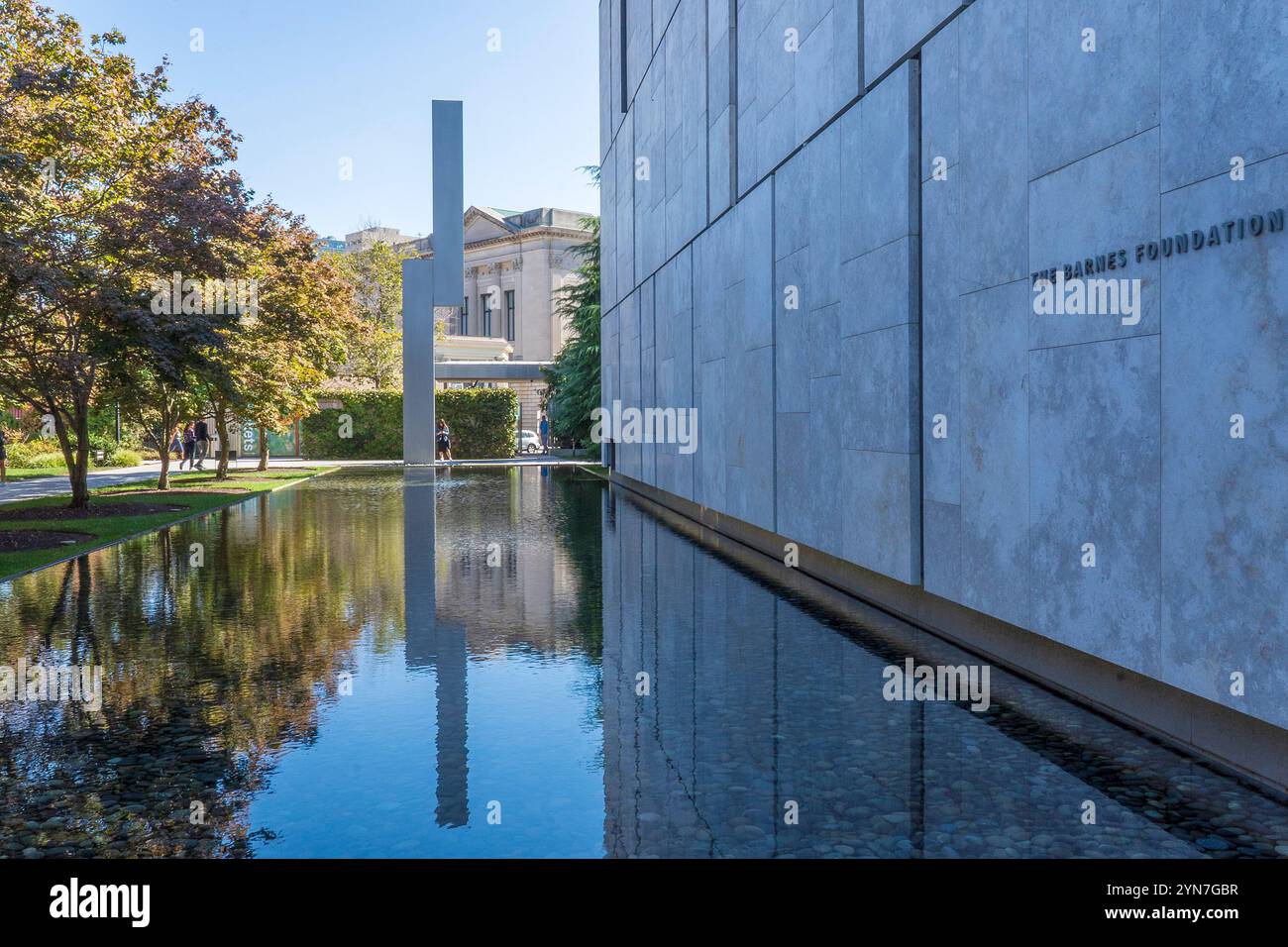 Exterior, The Barnes Foundation, Art institute in Philadelphia ...