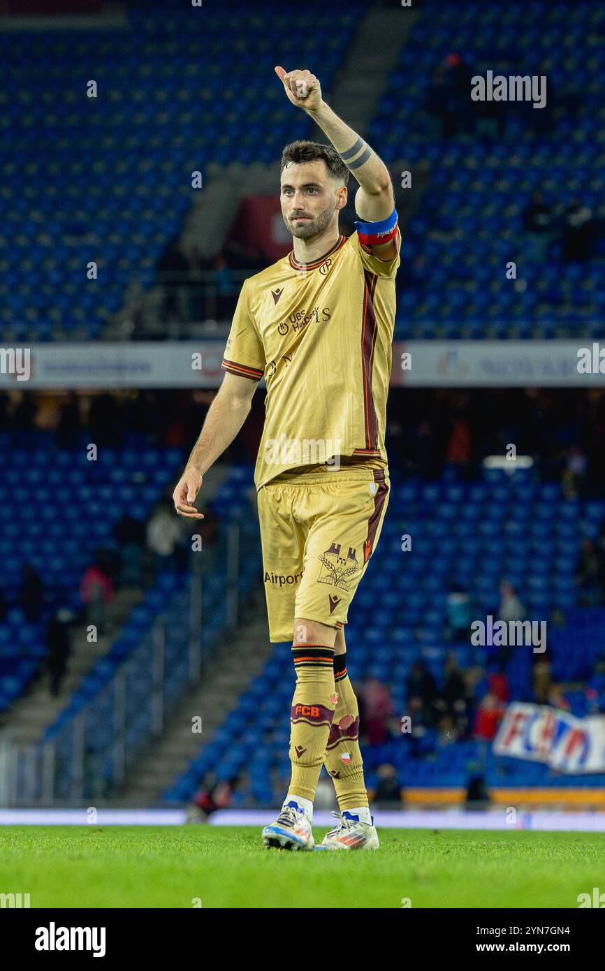 Basel, Switzerland, November 24st 2024: Dominik Schmid (31 Basel ...