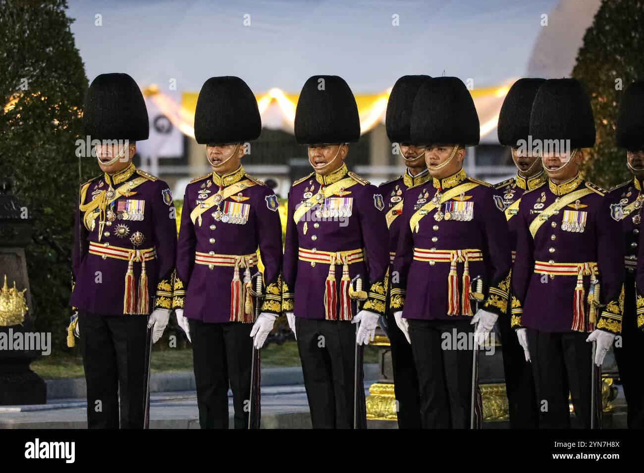 The Royal Thai Armed Forces rehearsed the parade and oath-taking ...