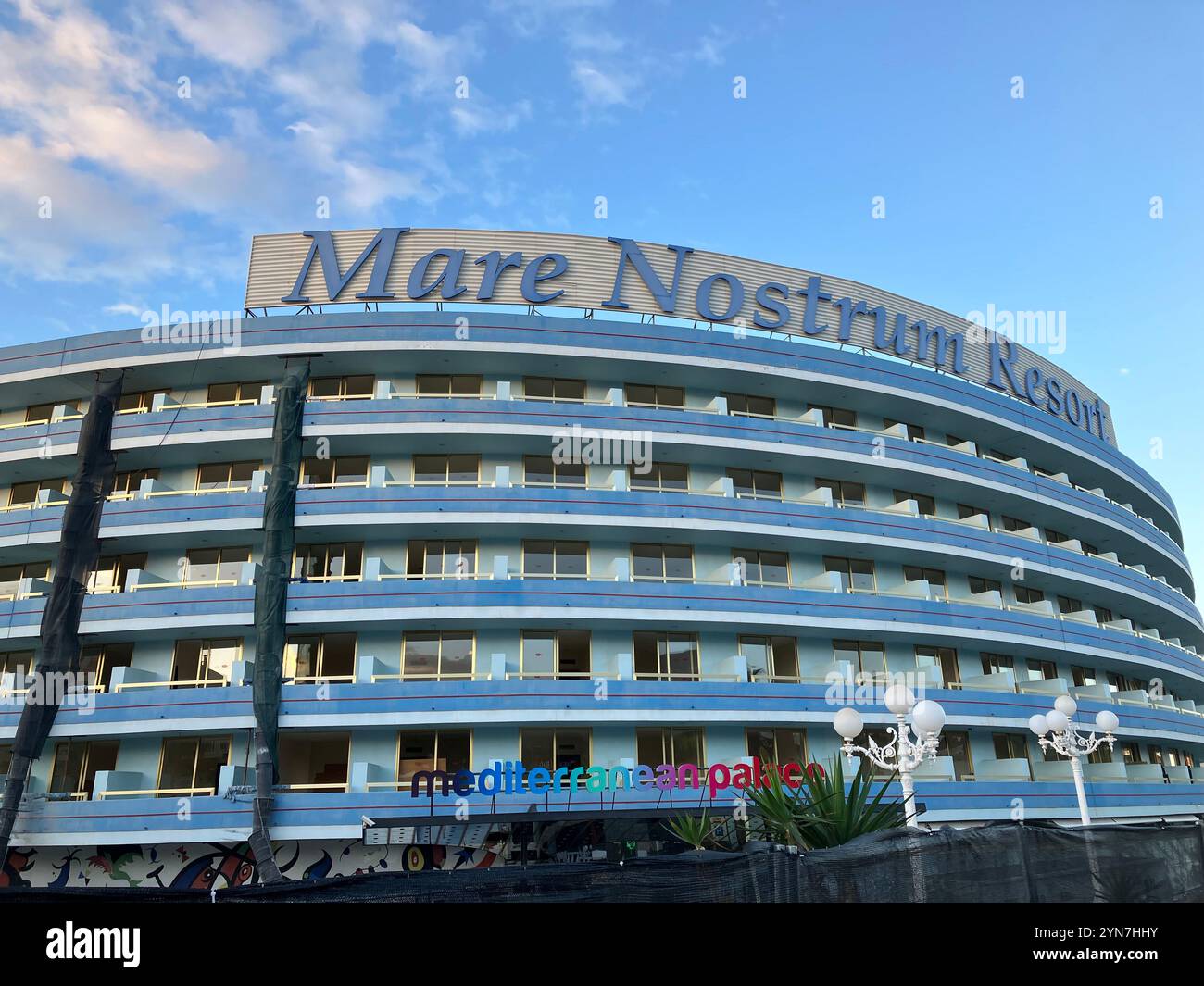 Mediterranean Palace Hotel being refurbished. Mare Nostrum Resort ...