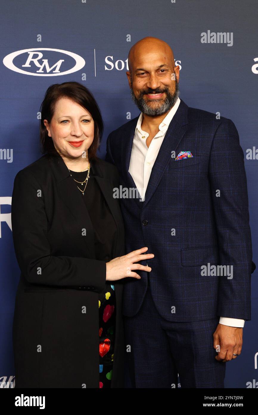 Elle Key, Keegan-Michael Key at arrivals for amfAR s Inaugural Las ...