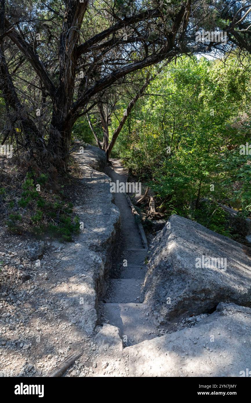 River Place Nature Trail, Austin, Texas, USA Stock Photo - Alamy