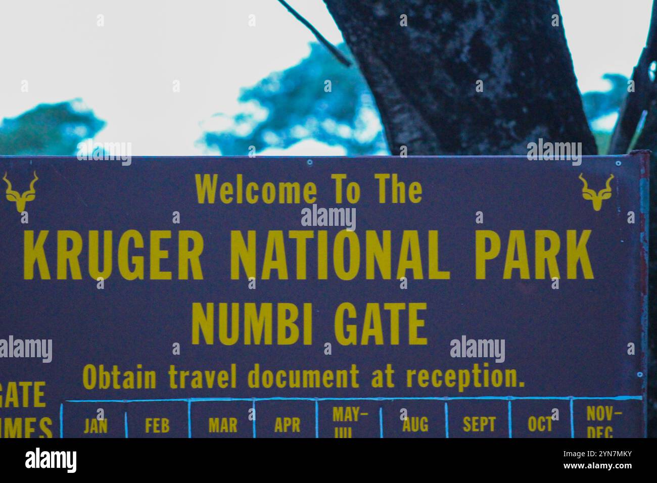 Kruger national park numbi gate hi-res stock photography and images - Alamy