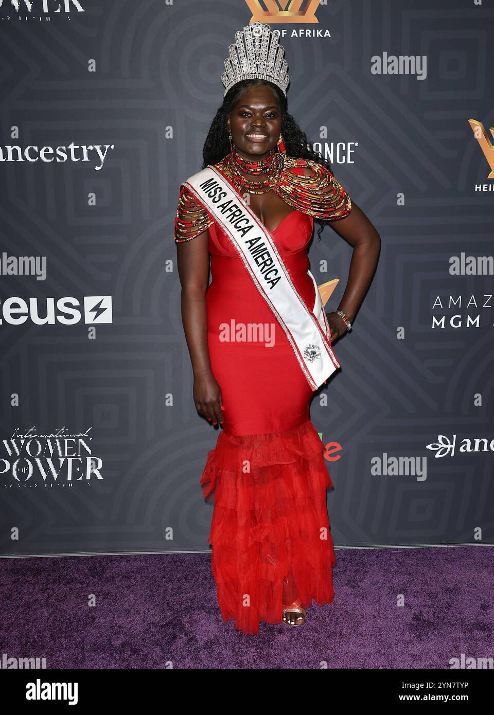 Los Angeles, USA. 24th Nov, 2024. Nancy Apoko arrives at The Heirs Of ...