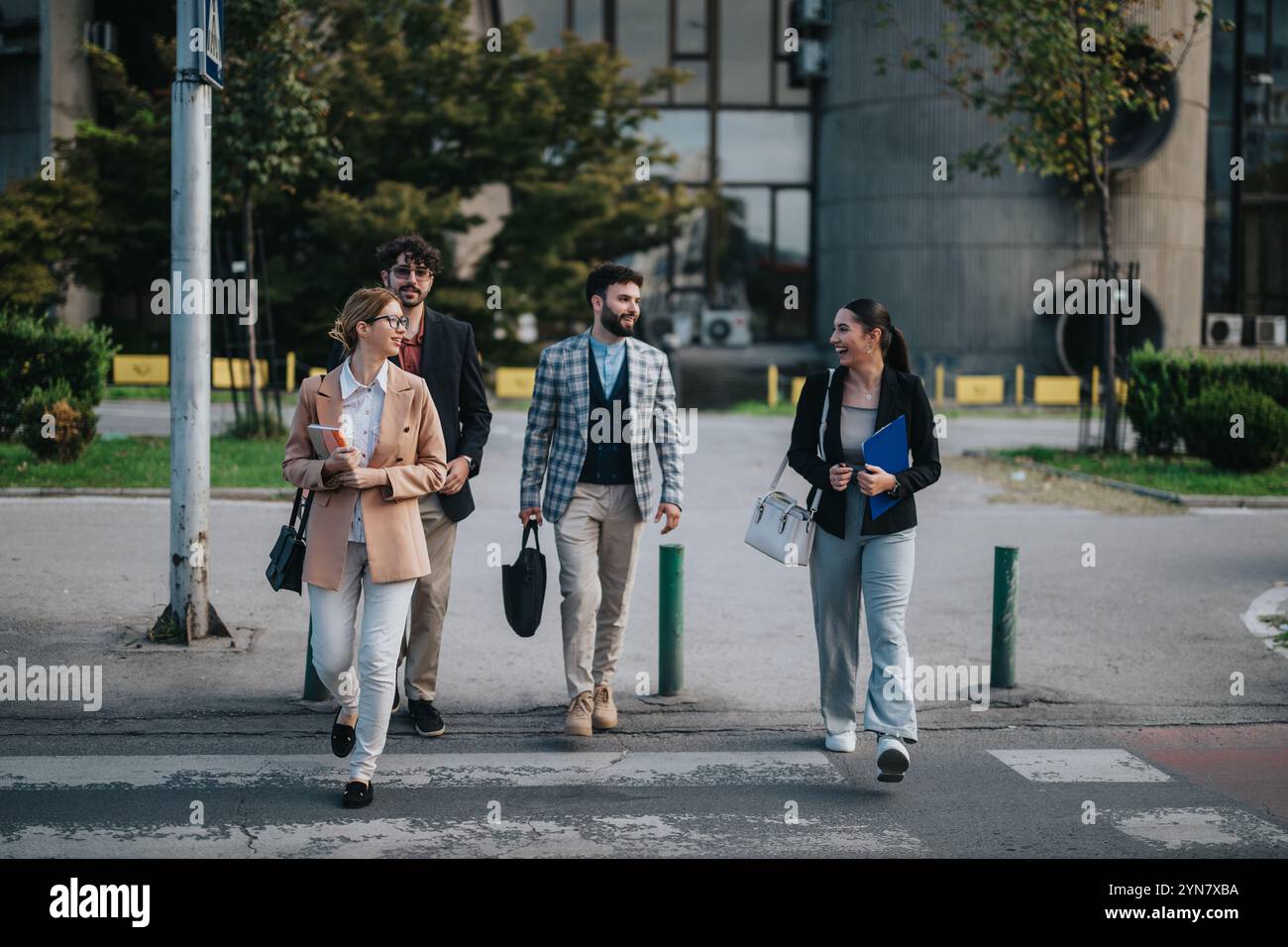 Group executives interacting having hi-res stock photography and images ...