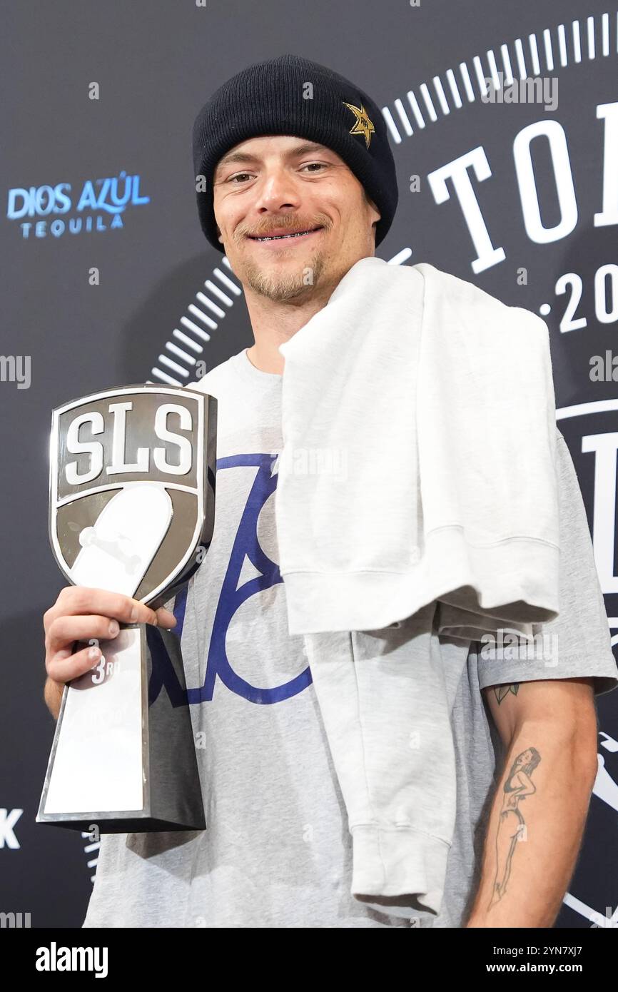 Tokyo, Japan. 23rd Nov, 2024. Chris Joslin (USA) Skateboarding : 2024 ...