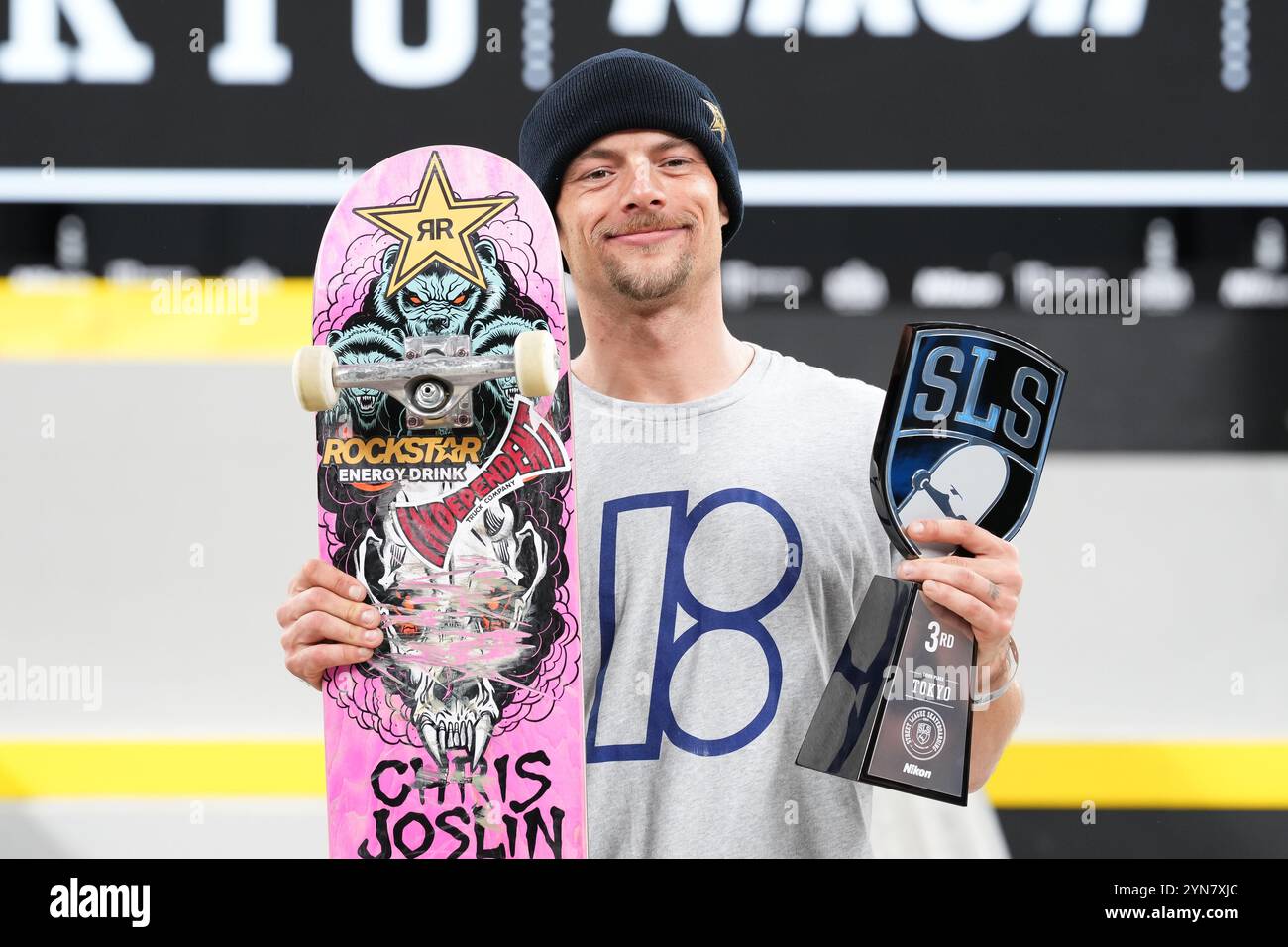 Tokyo, Japan. 23rd Nov, 2024. Chris Joslin (USA) Skateboarding : 2024 ...