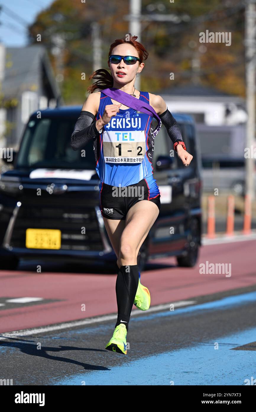 Miyagi, Japan. Credit: MATSUO. 24th Nov, 2024. Yuma Yamamoto () Ekiden ...