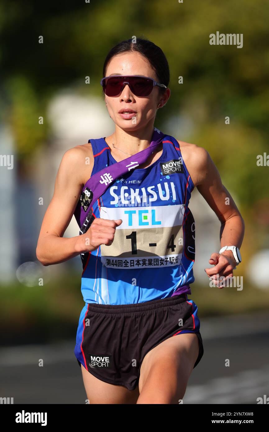 Miyagi, Japan. 24th Nov, 2024. Rina Kusu () Ekiden : All Japan ...