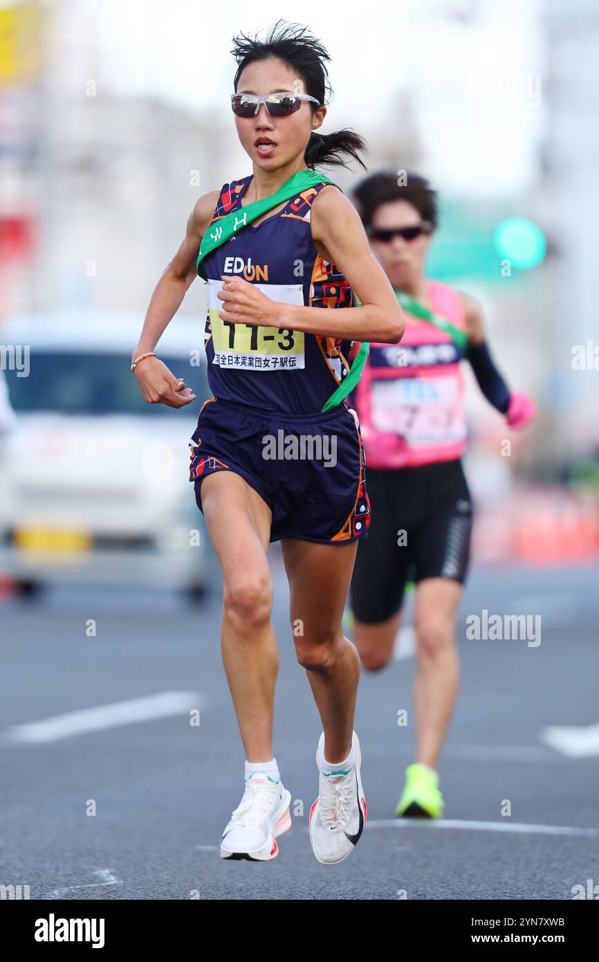 Miyagi, Japan. 24th Nov, 2024. Mikuni Yada, NOVEMBER 24, 2024 - Ekiden ...