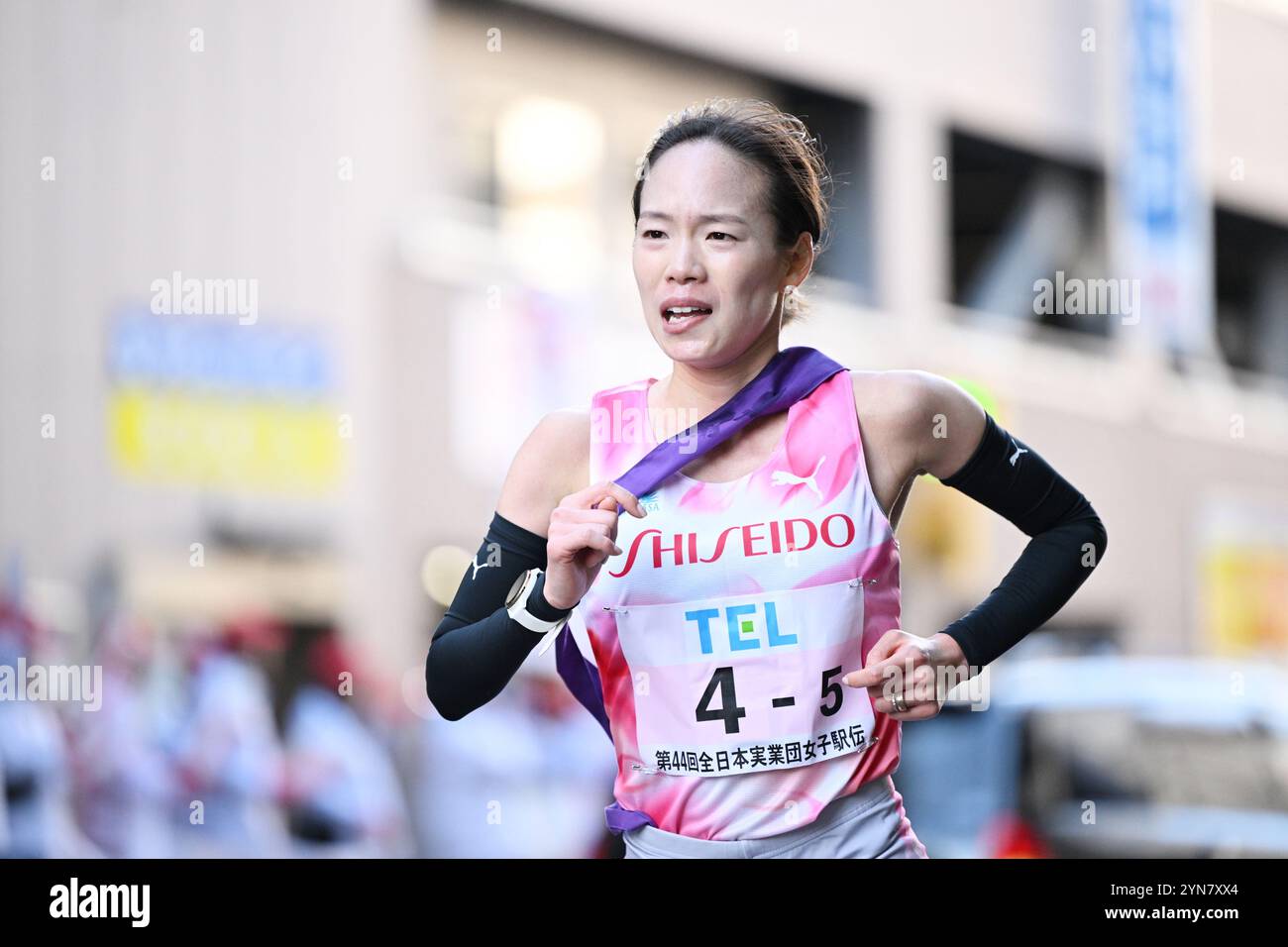 Miyagi, Japan. Credit: MATSUO. 24th Nov, 2024. Mao Ichiyama () Ekiden ...