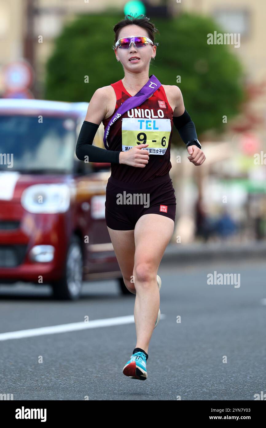 Miyagi, Japan. 24th Nov, 2024. Marumi Abe, NOVEMBER 24, 2024 - Ekiden ...