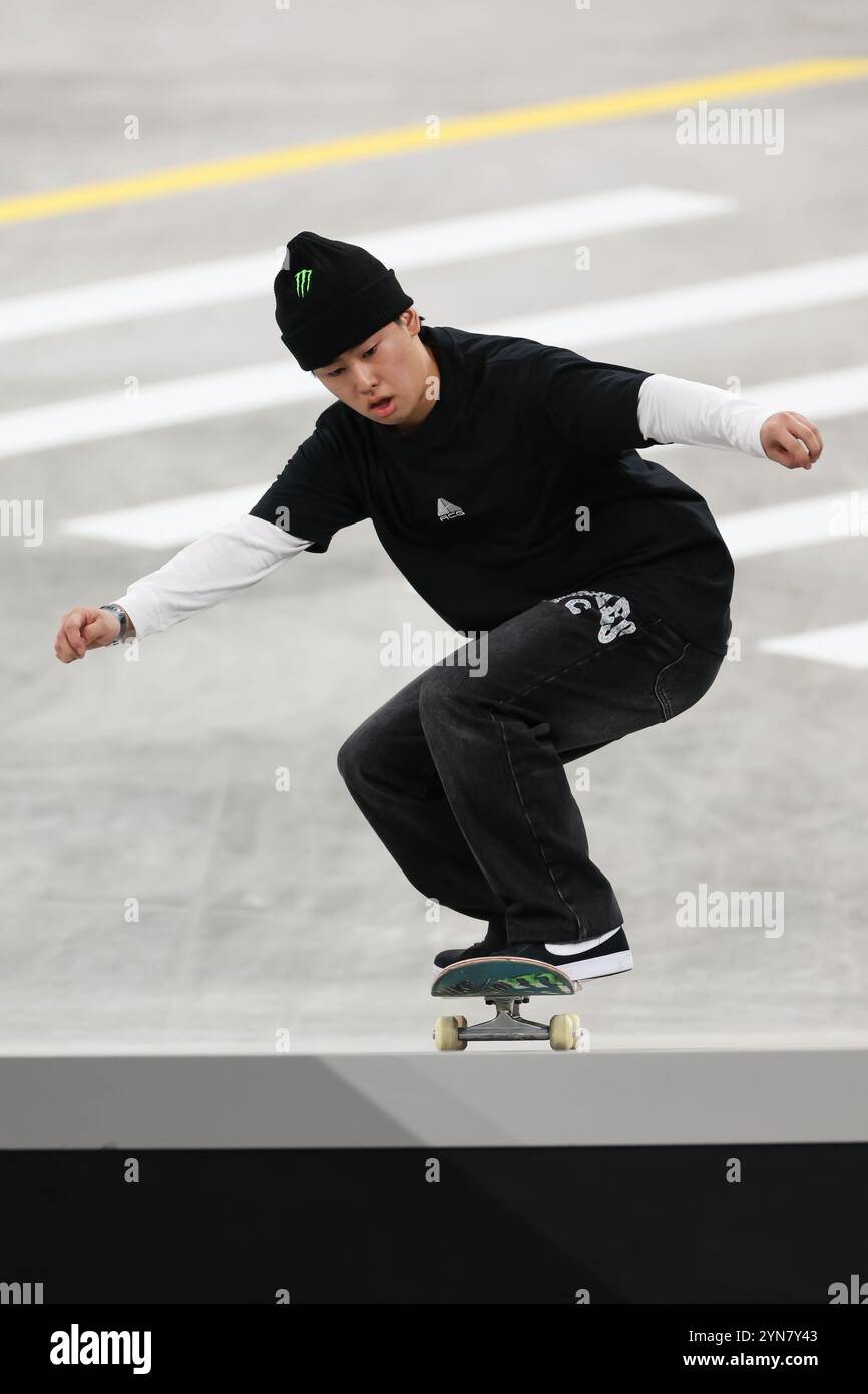 Tokyo, Japan. 23rd Nov, 2024. Daiki Ikeda (JPN) Skateboarding : 2024 ...