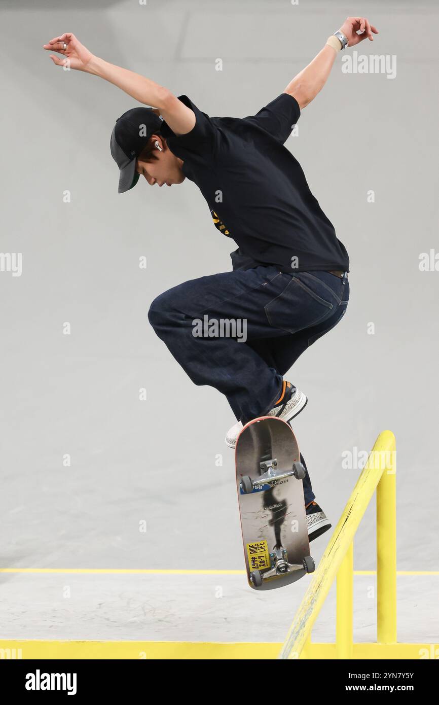 Tokyo, Japan. 23rd Nov, 2024. Yuto Horigome (JPN) Skateboarding : 2024 ...