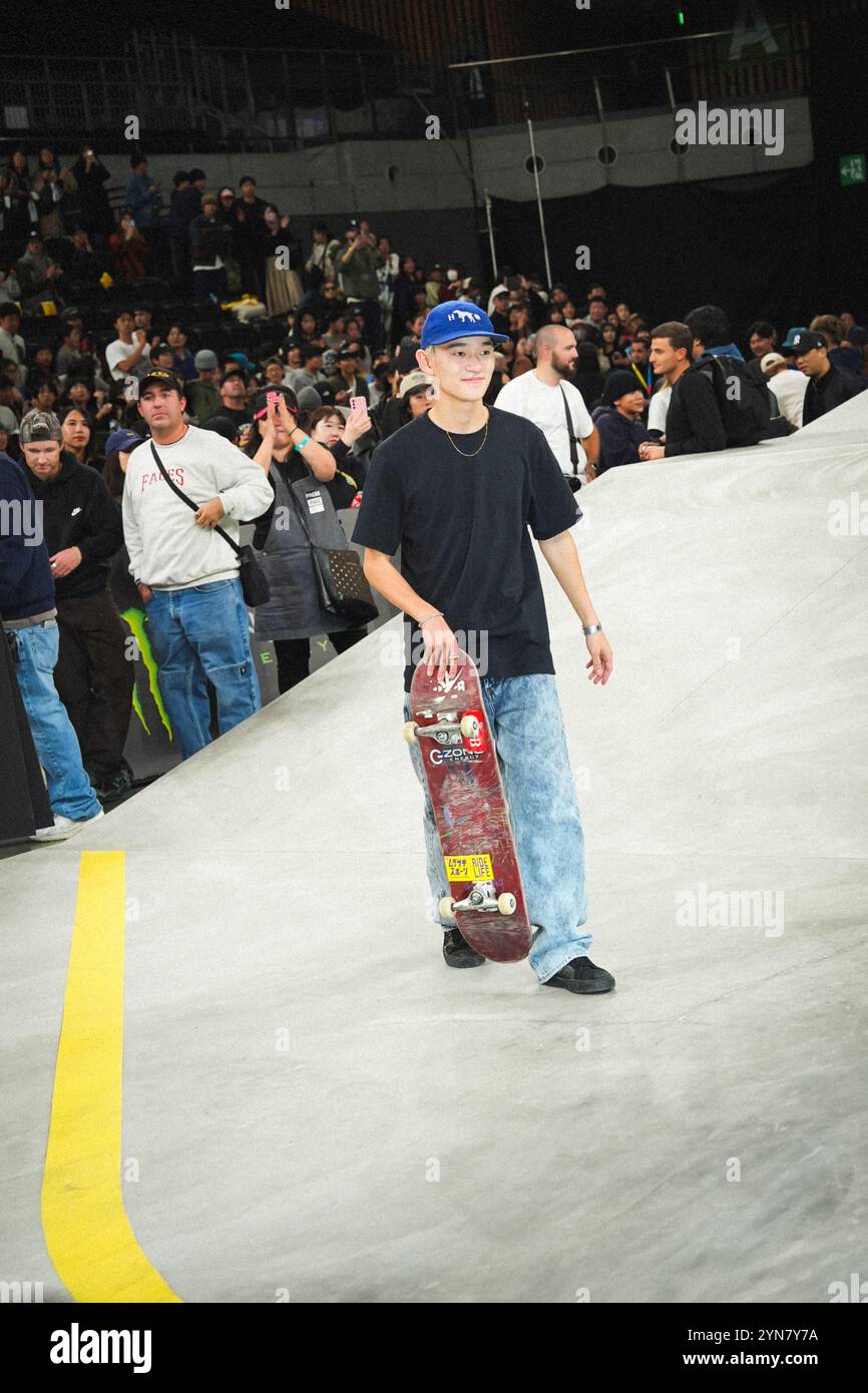 Tokyo, Japan. 23rd Nov, 2024. Sora Shirai (JPN) Skateboarding : 2024 ...
