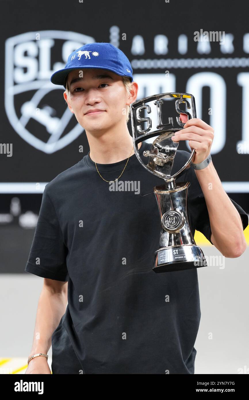 Tokyo, Japan. 23rd Nov, 2024. Sora Shirai (JPN) Skateboarding : 2024 ...