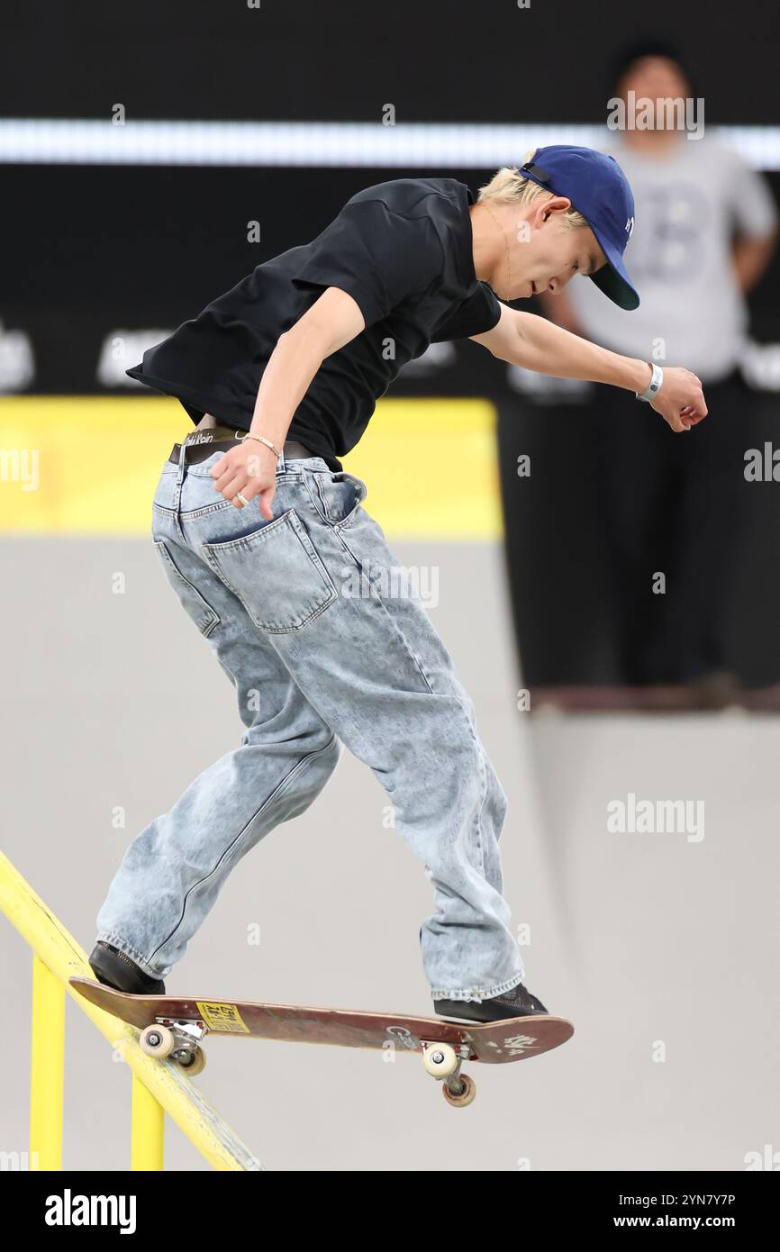 Tokyo, Japan. 23rd Nov, 2024. Sora Shirai (JPN) Skateboarding : 2024 ...
