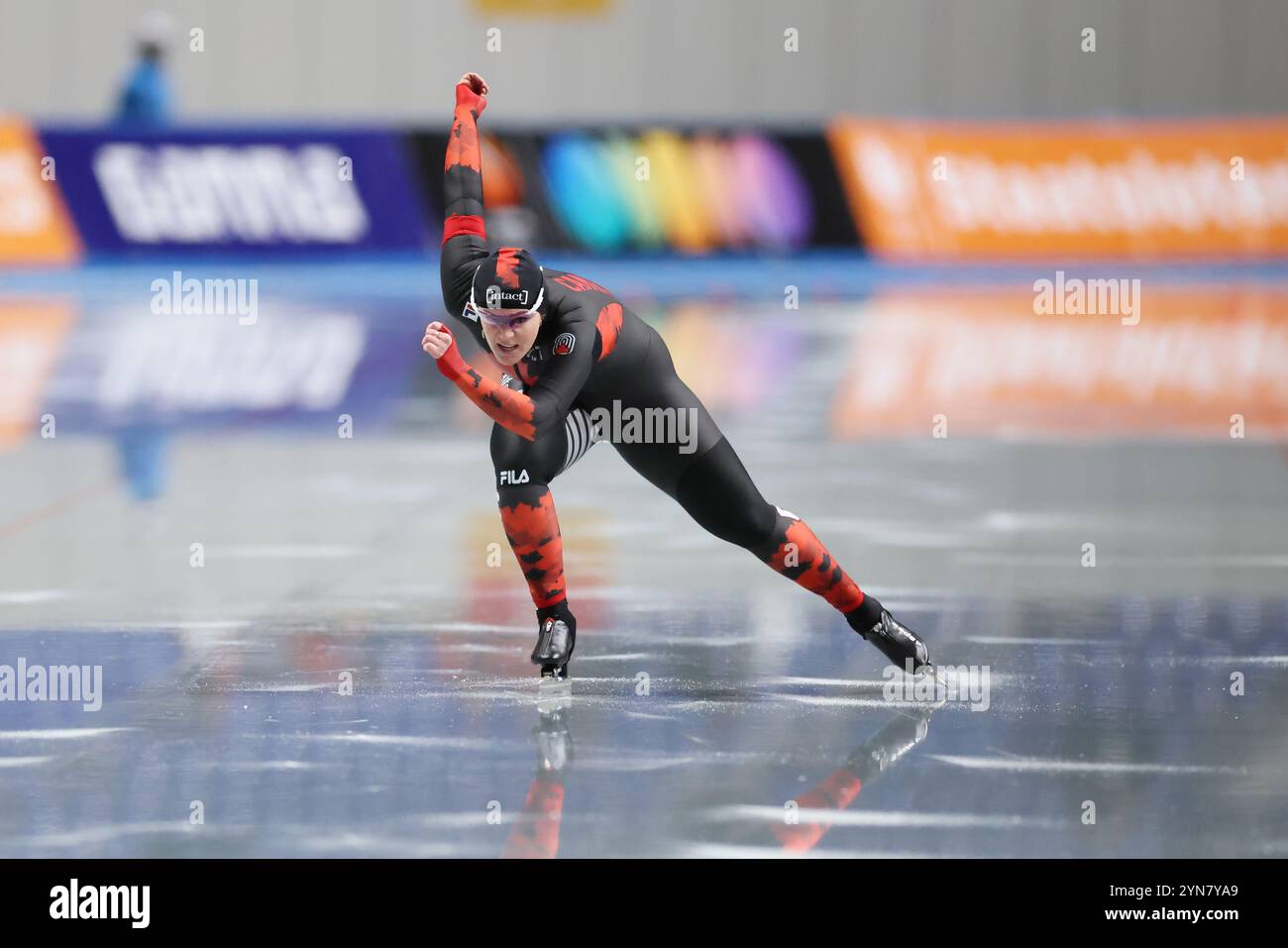 Nagano, Japan. 22nd Nov, 2024. Maddison Pearman (CAN) Speed Skating ...