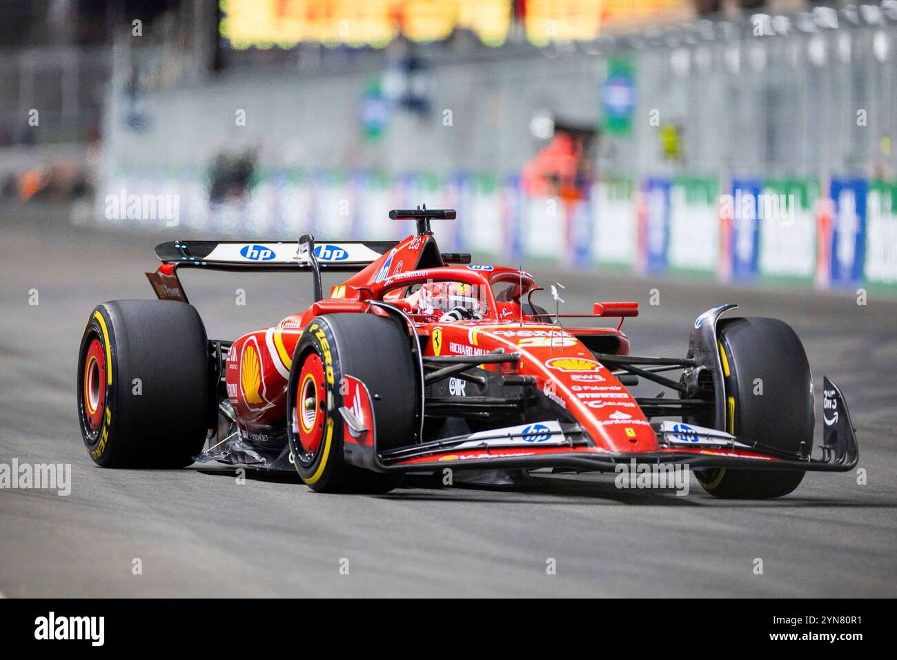LAS VEGAS, NV - NOVEMBER 23: Charles Leclerc (16) of Morocco and team ...