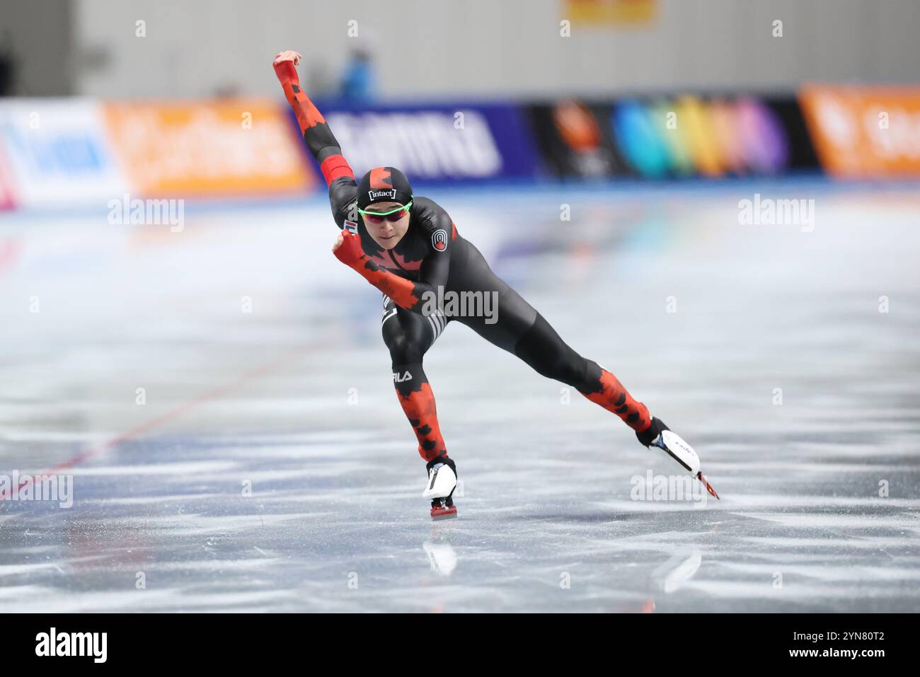 Nagano, Japan. 22nd Nov, 2024. Yankun Zhao (CAN) Speed Skating : ISU ...