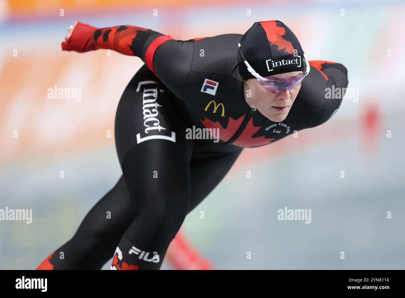 Nagano, Japan. 22nd Nov, 2024. Maddison Pearman (CAN) Speed Skating ...
