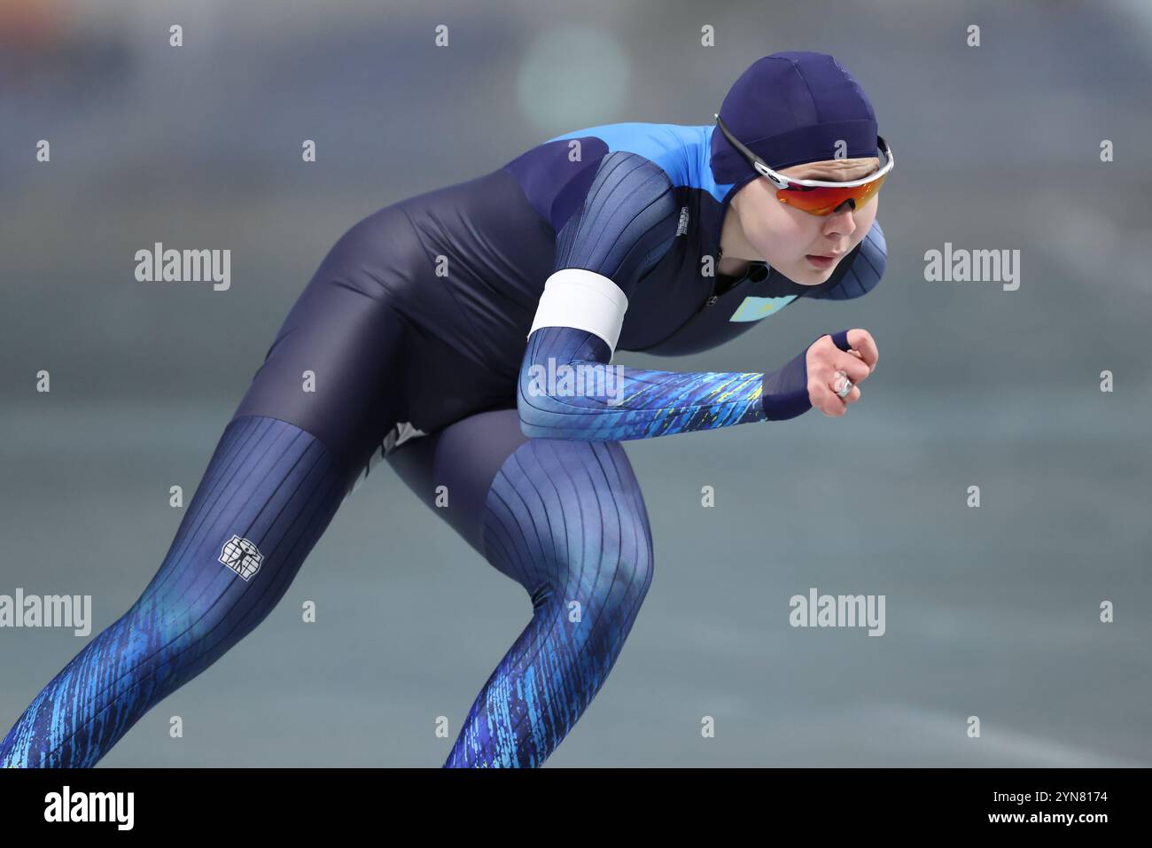 Nagano, Japan. 22nd Nov, 2024. Kristina Shumekova (KAZ) Speed Skating ...