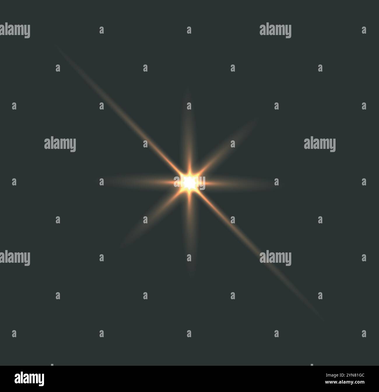 Realistic burst light. Bright shine and glare with sparkle. Galaxy and ...