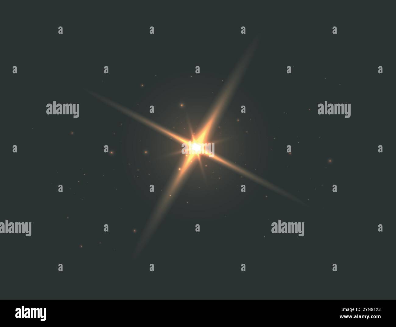 Realistic burst light. Bright shine and glare with sparkle. Explode and ...