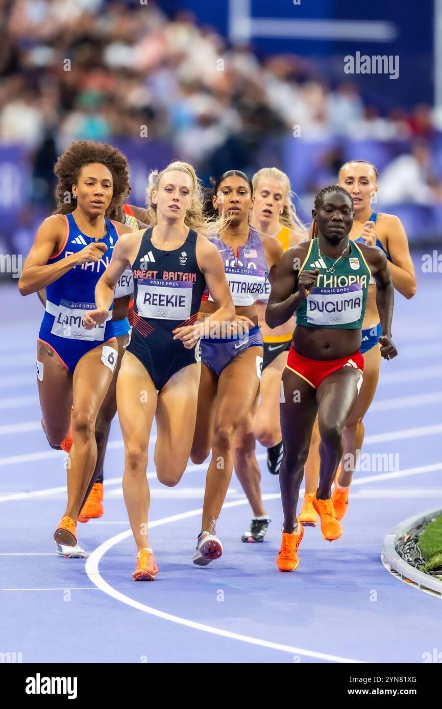 Juliette Whittaker (USA) competes in the Women's 800 semi-finals at the ...