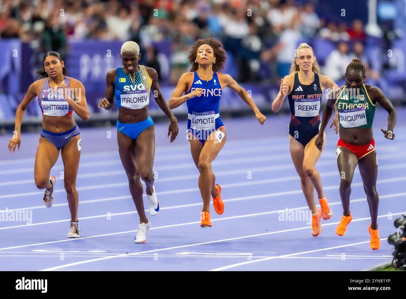 Juliette Whittaker (USA) competes in the Women's 800 semi-finals at the ...