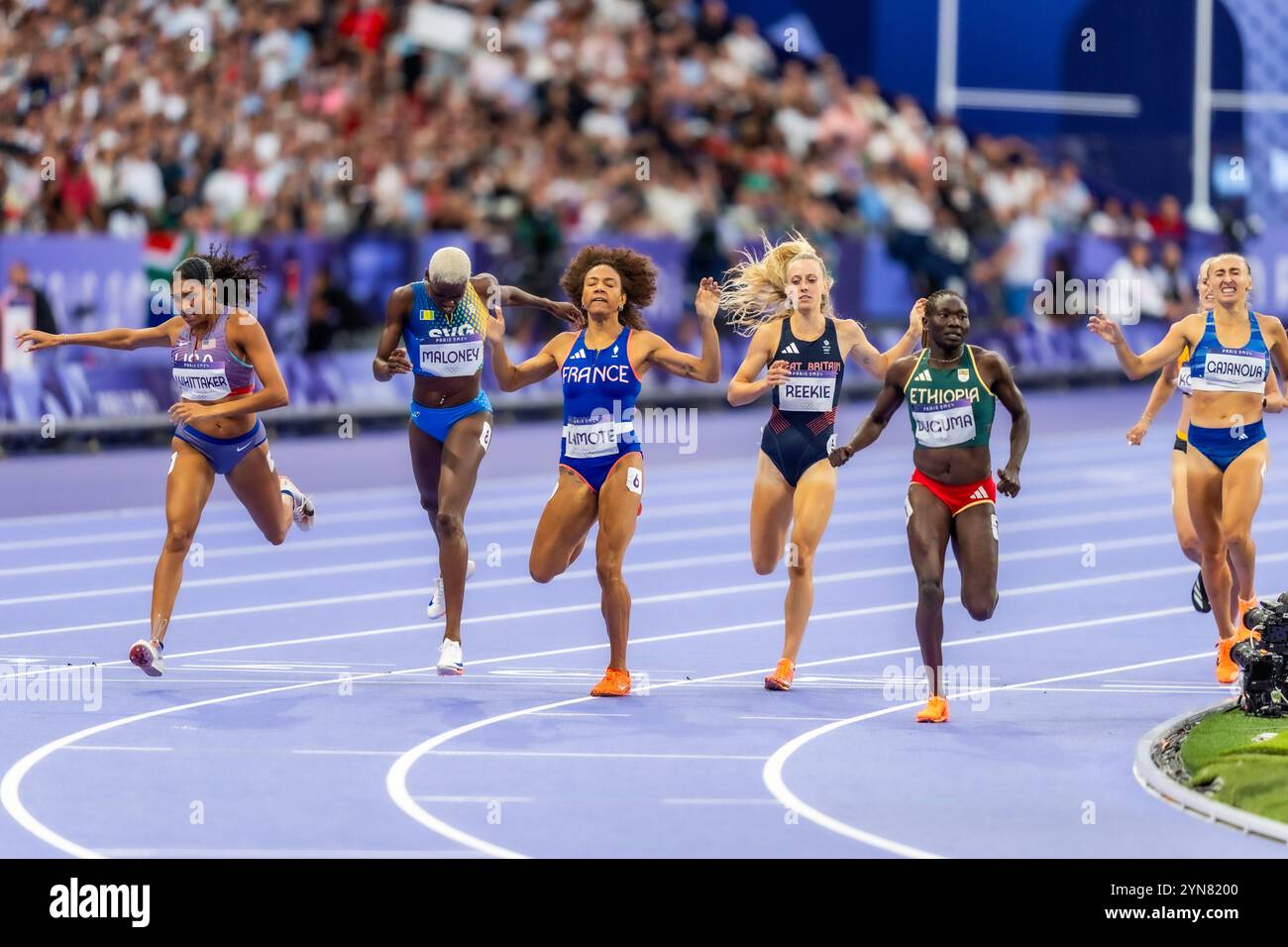 Juliette Whittaker (USA) competes in the Women's 800 semi-finals at the ...