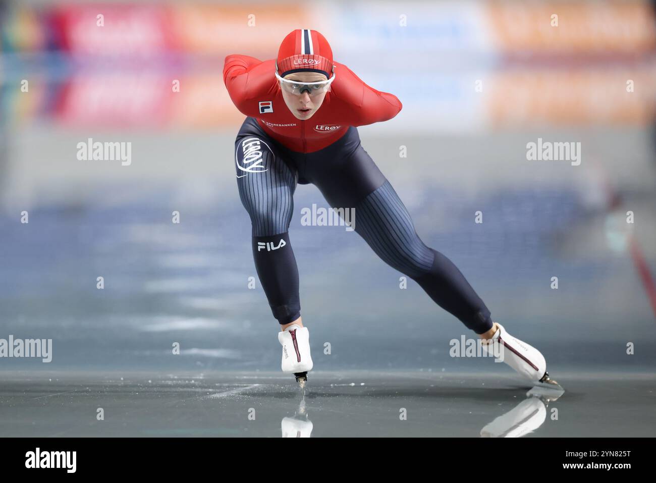 Nagano, Japan. 23rd Nov, 2024. Sjobrend Julie Berg (NOR) Speed Skating ...
