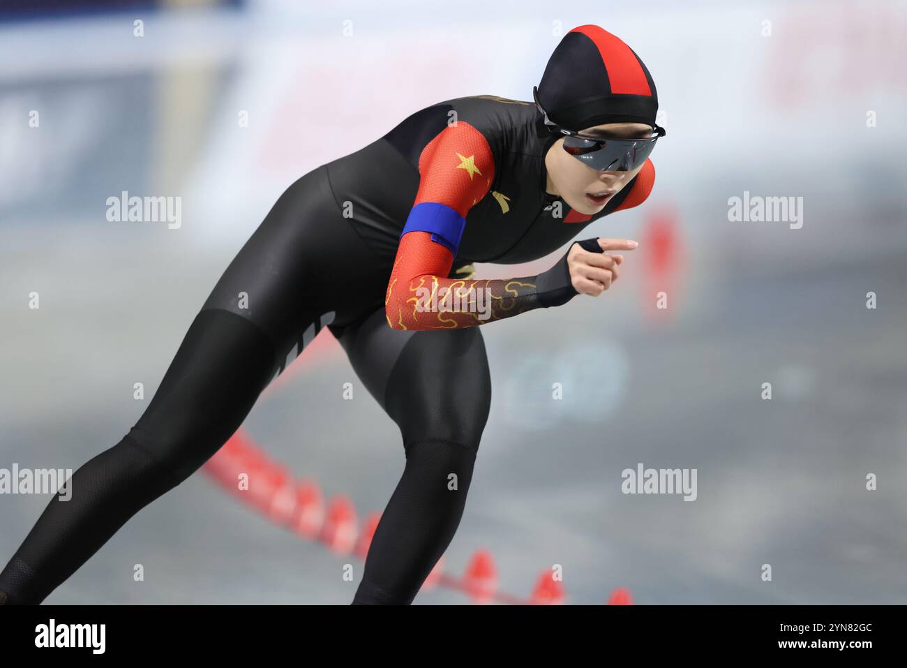 Nagano, Japan. 23rd Nov, 2024. Ahenaer Adake (CHN) Speed Skating : ISU ...