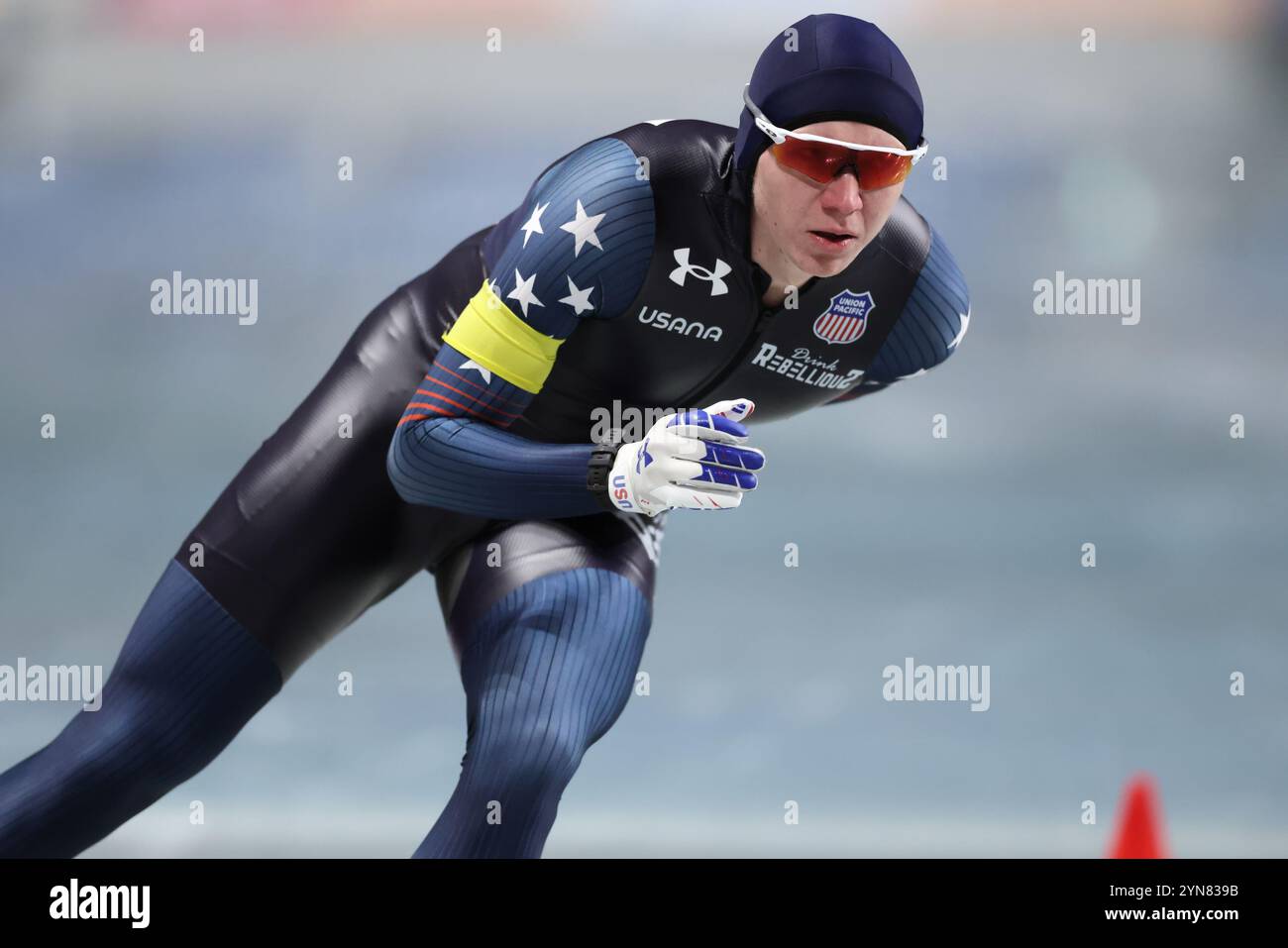 Nagano, Japan. 23rd Nov, 2024. Ethan Cepuran (USA) Speed Skating : ISU ...