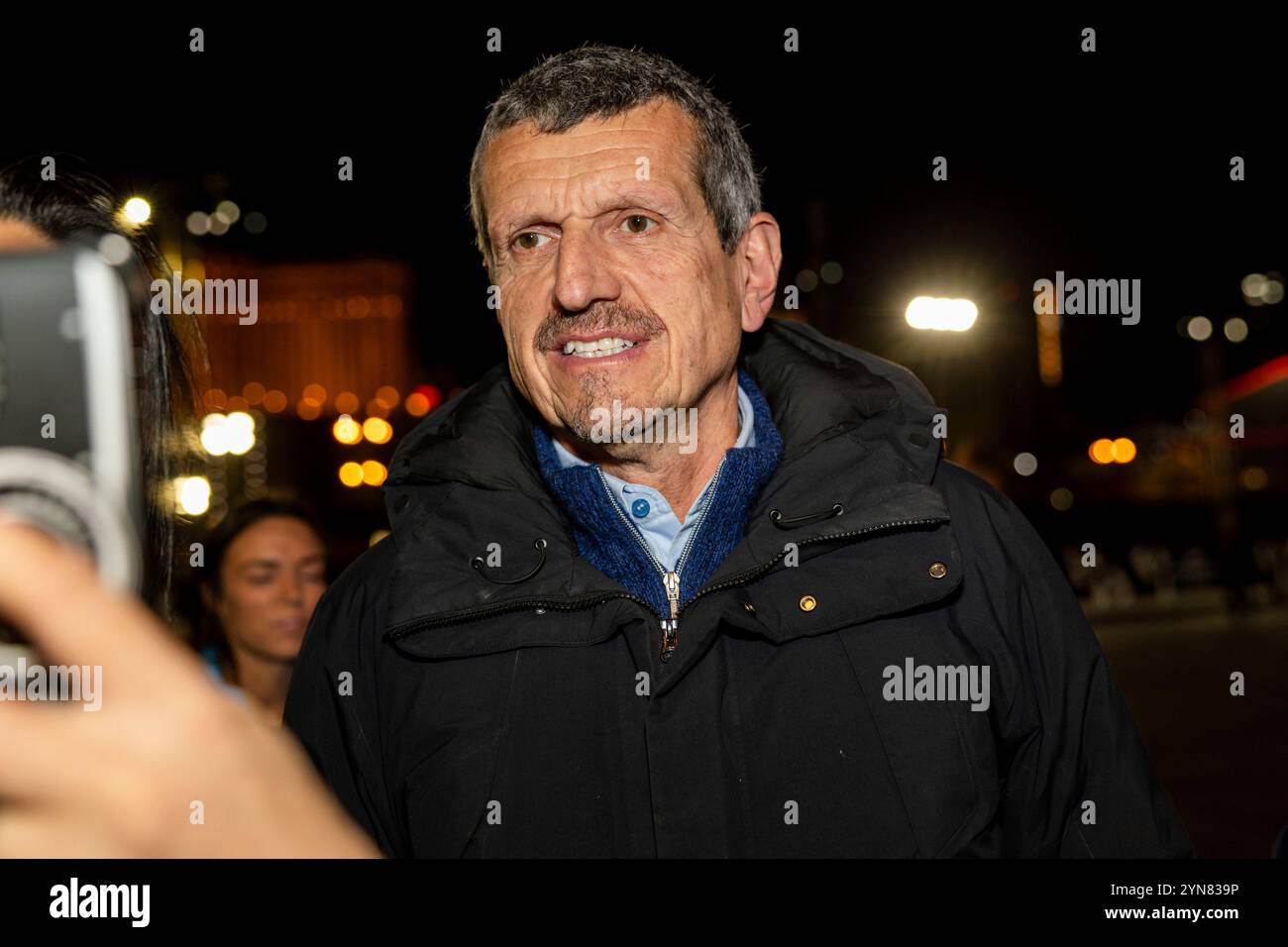 LAS VEGAS, NV - NOVEMBER 23: Guenter Steiner, tv commentator, arrives ...