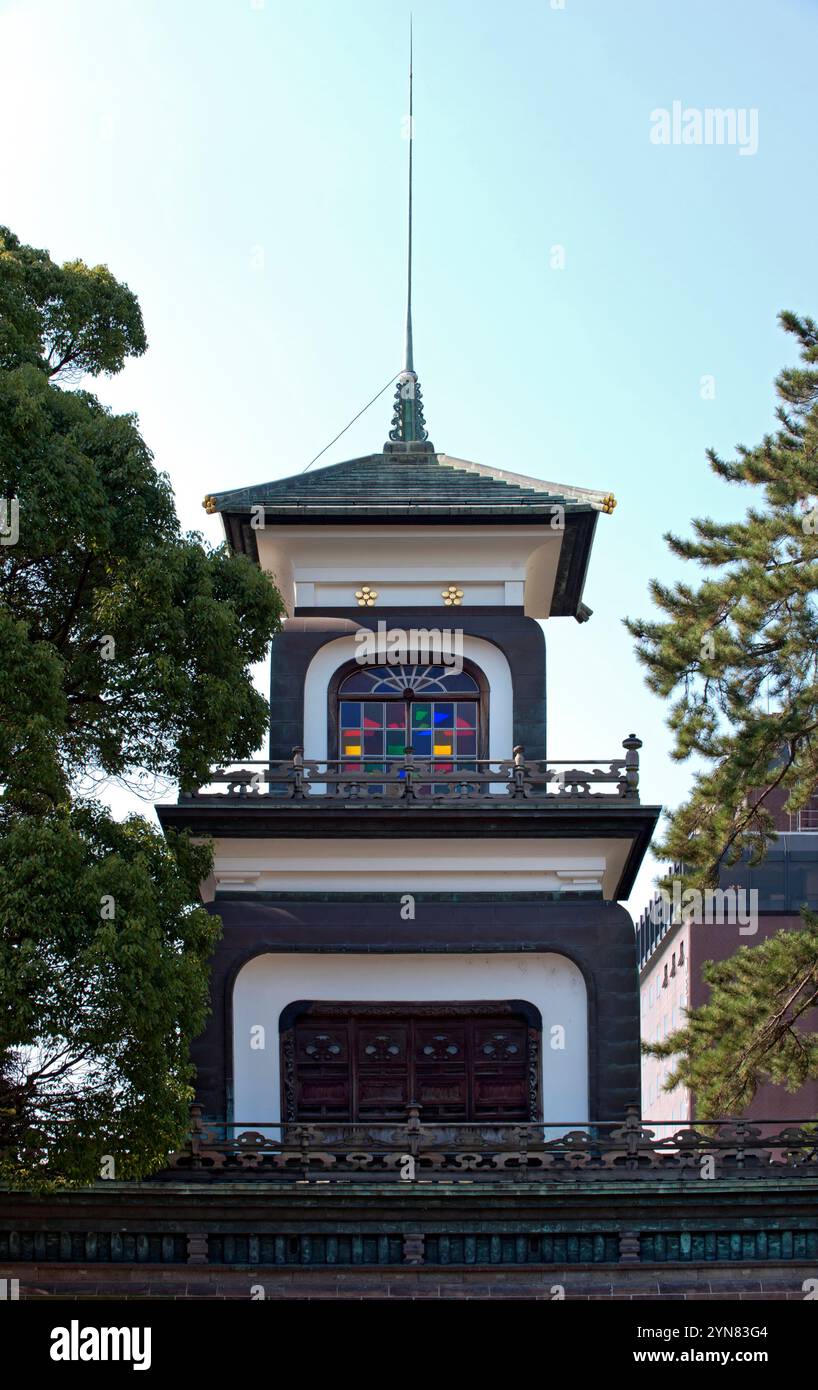 Oyama Jinja Shinto shrine gate is a peculiar mix of traditional ...