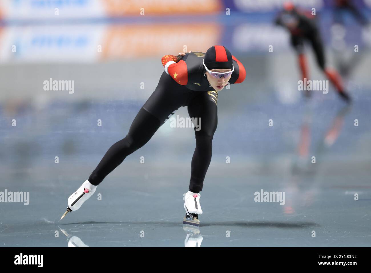 Nagano, Japan. 23rd Nov, 2024. Binyu Yang (CHN) Speed Skating : ISU Speed Skating World Cup 2024 ...