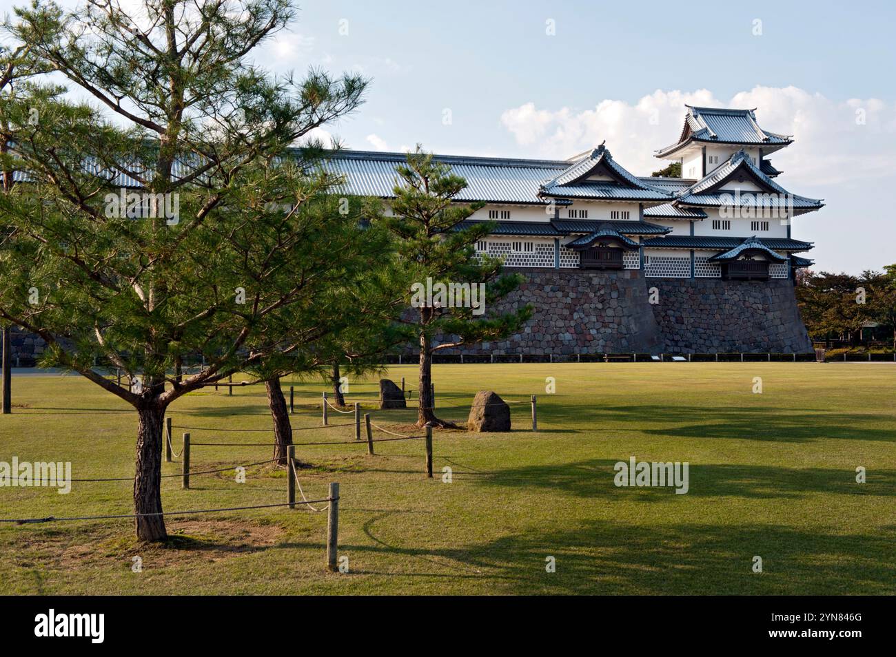 Restored Kanazawa Castle was the headquarters of the Kaga Domain ruled ...