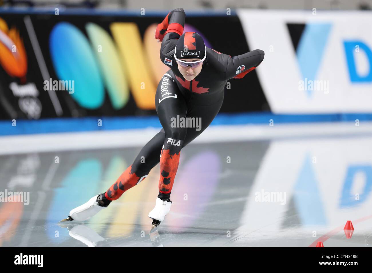 Nagano, Japan. 23rd Nov, 2024. Beatrice Lamarche (CAN) Speed Skating ...