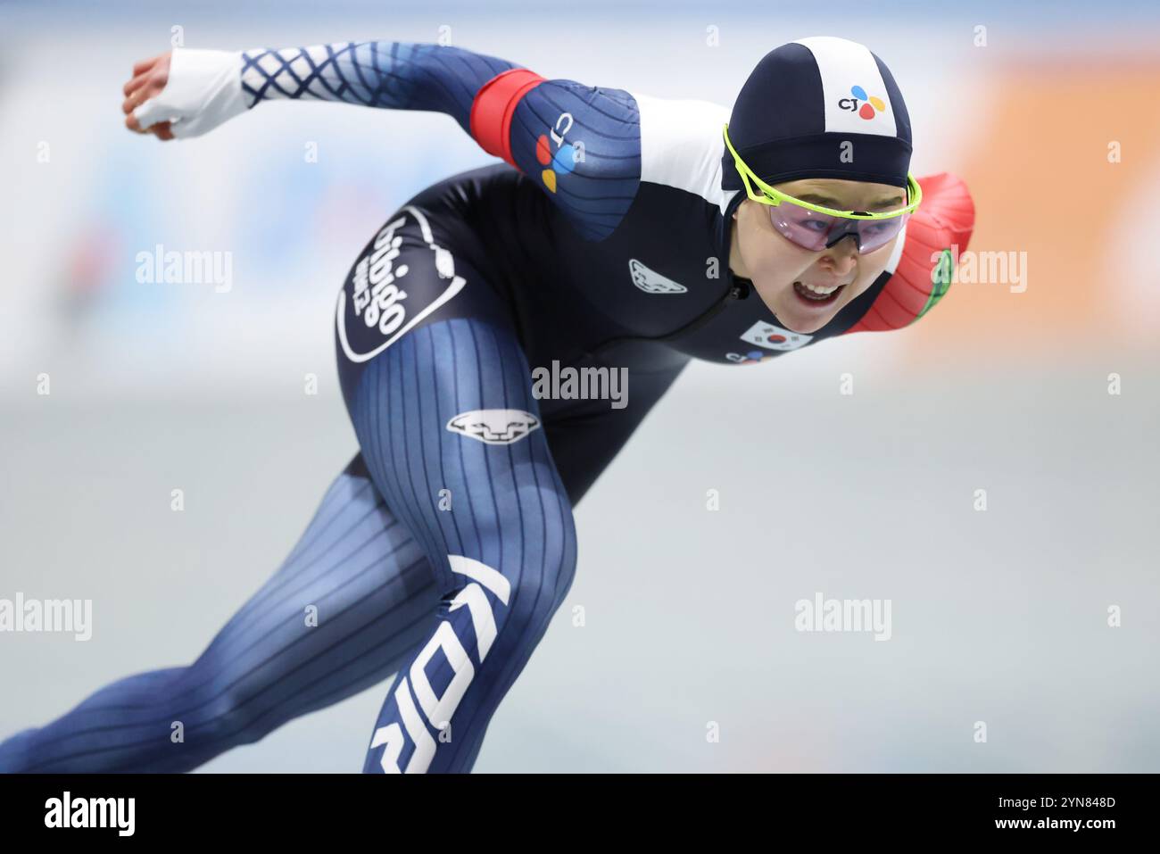 Nagano, Japan. 23rd Nov, 2024. Kim Minsun (KOR) Speed Skating : ISU Speed Skating World Cup 2024 ...